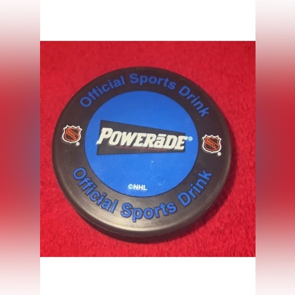 vegum | Other | Vintage Nhl Powerade Promo Vegum Ice Hockey Puck Rare ...